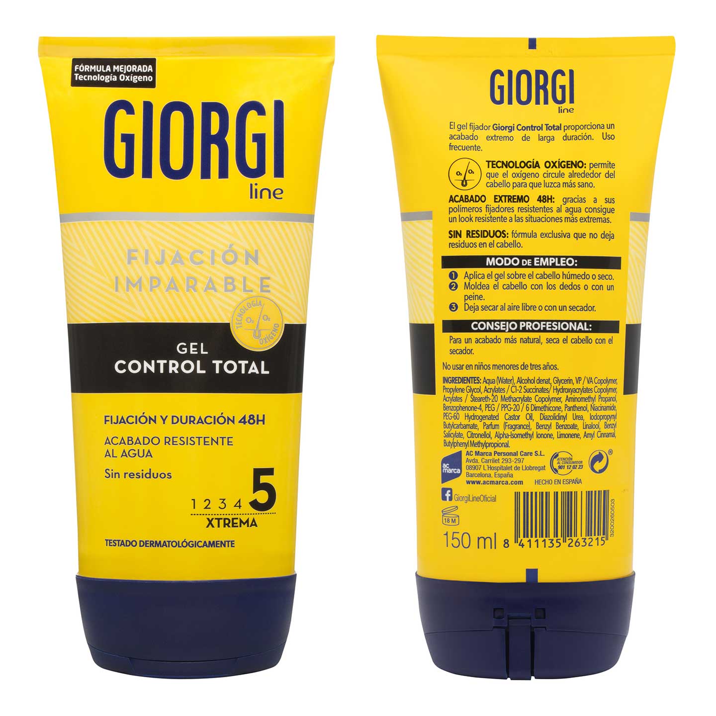 Giorgi Gel Control Total - Gomina para tu pelo | Giorgi Line